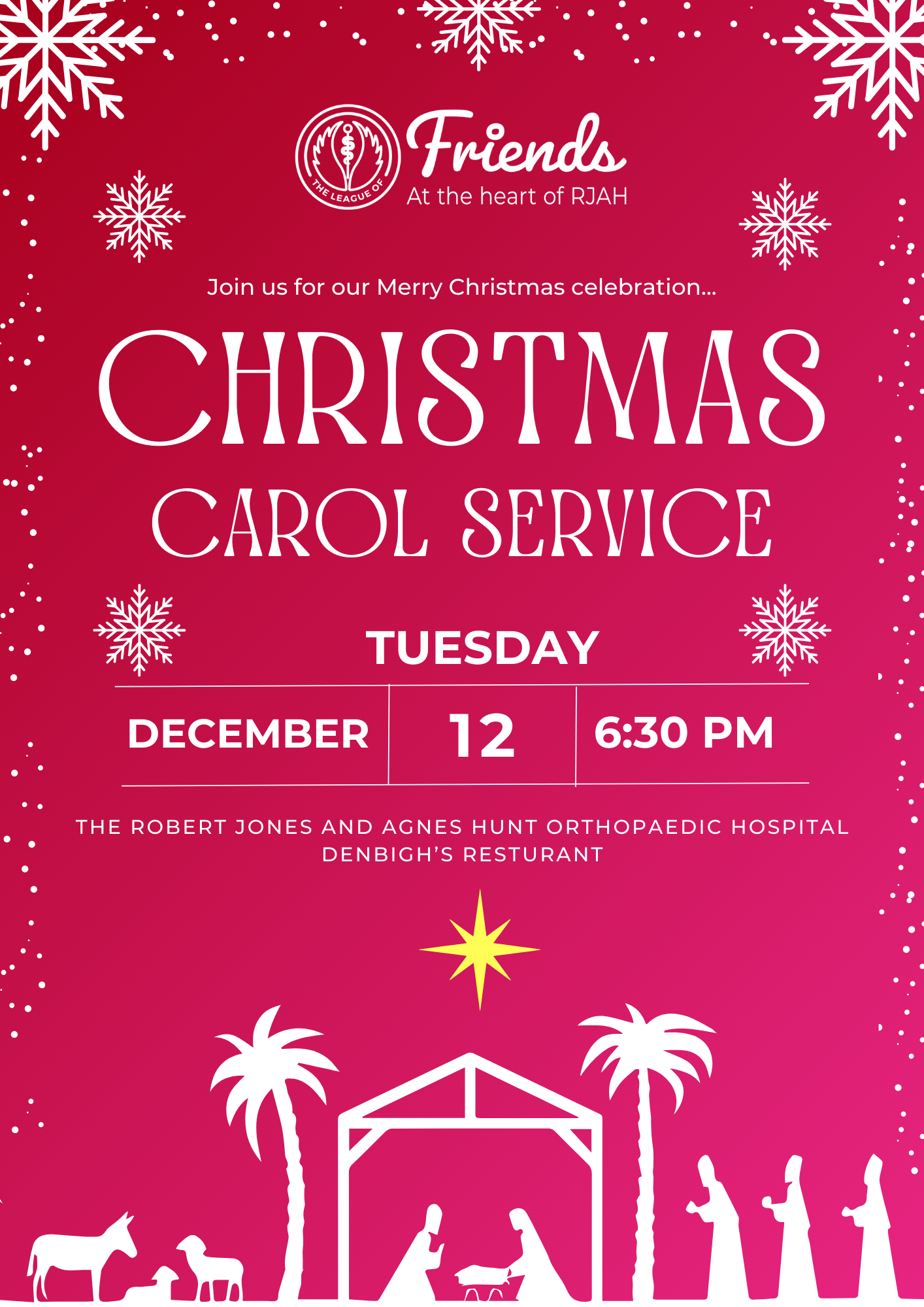 Christmas Carol Service - League of Friends